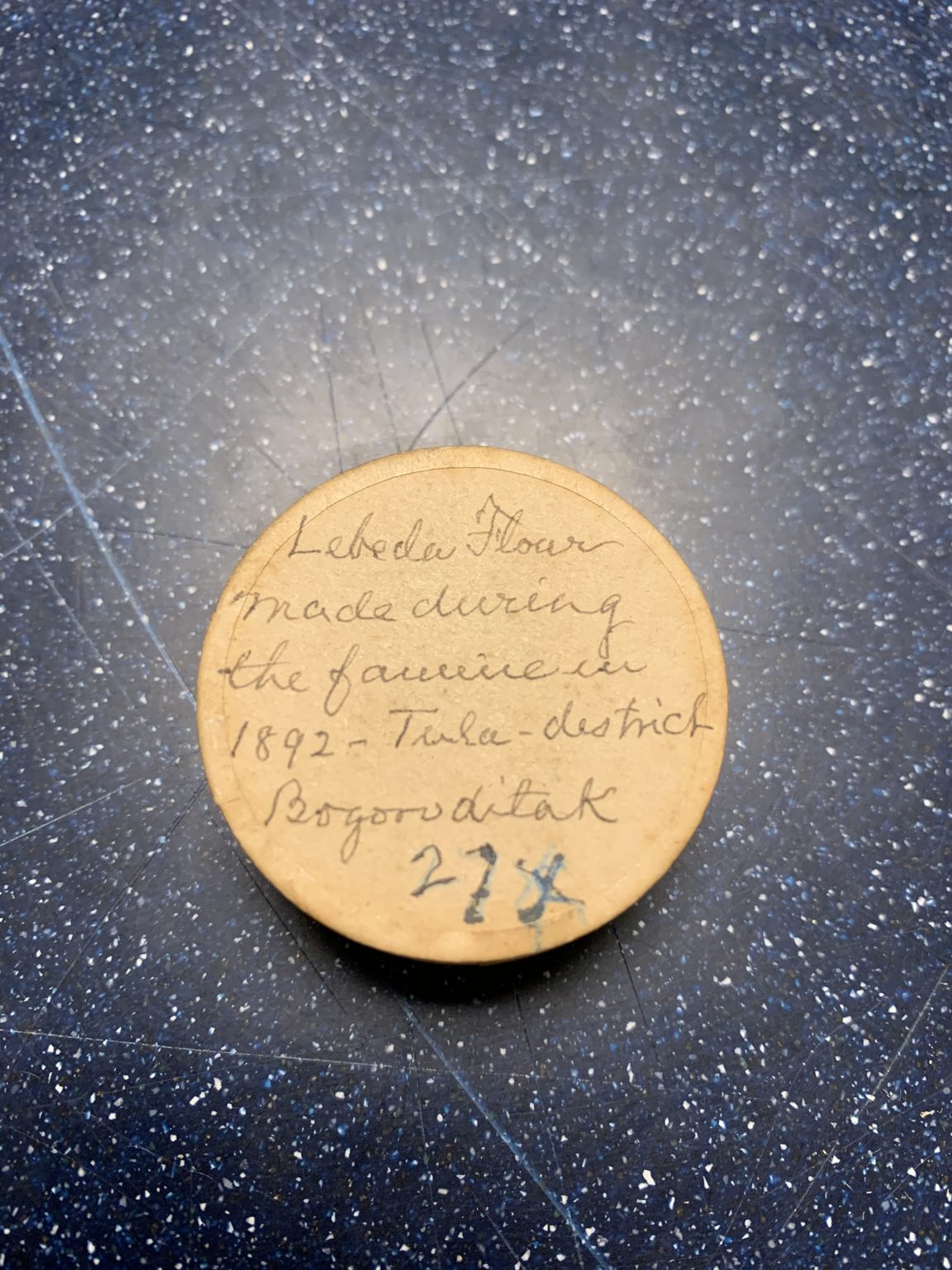 Lebeda Flour Made during the Famine in 1892. Tula District ...