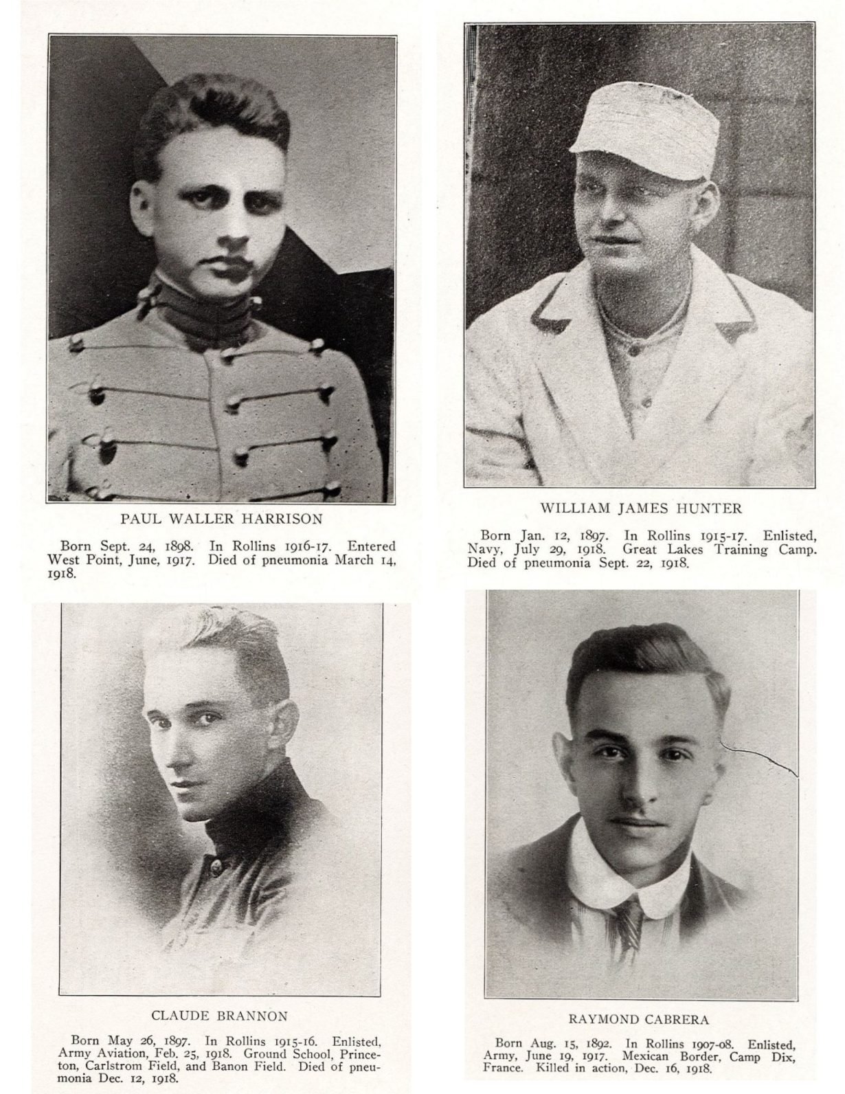 In Remembrance: Gold Stars of Rollins During the Armed Conflicts of the ...