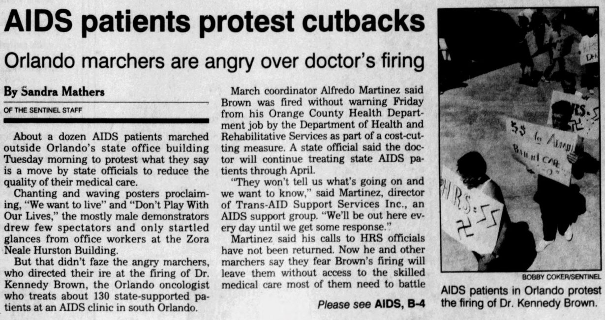 Central Florida and the 1980s AIDS Crisis: A History – From the Rollins ...