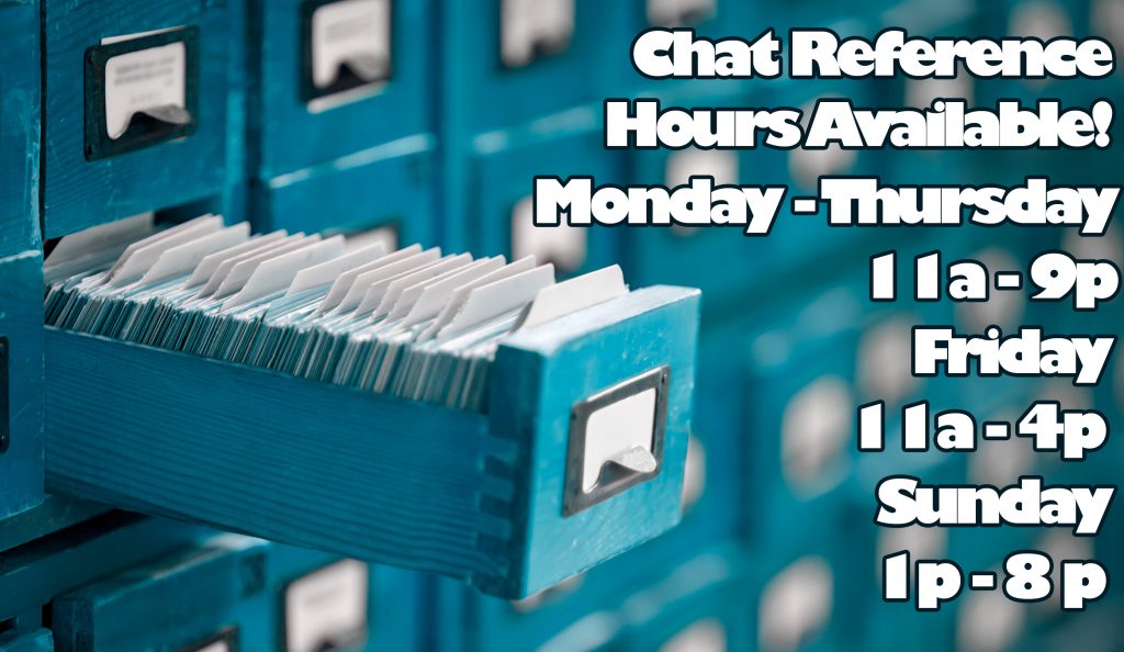 Chat Reference Hours – Olin Library News